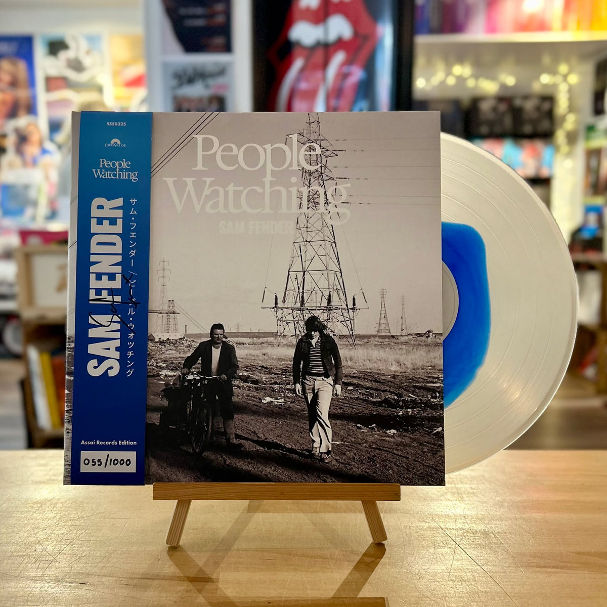 Sam Fender People Watching Vinyl LP Signed Assai Obi Edition Blue Yolk ...