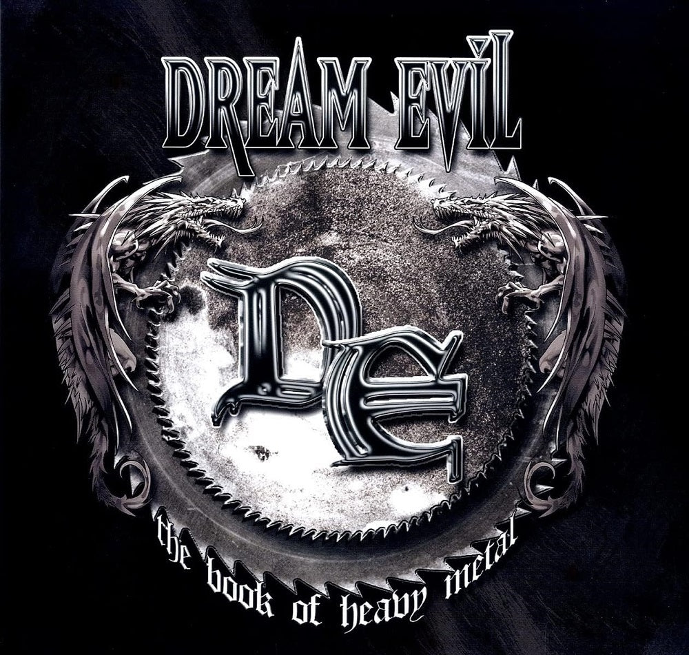 Dream Evil The Book Of Heavy Metal Vinyl LP White and Black Marble Col ...