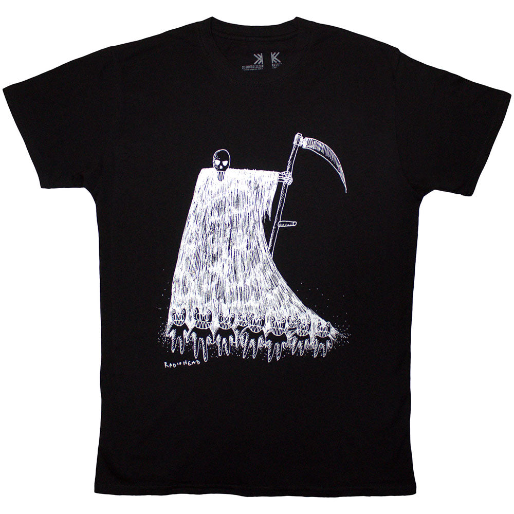 Radiohead Grim Reaper Black Large T-Shirt — Assai Records