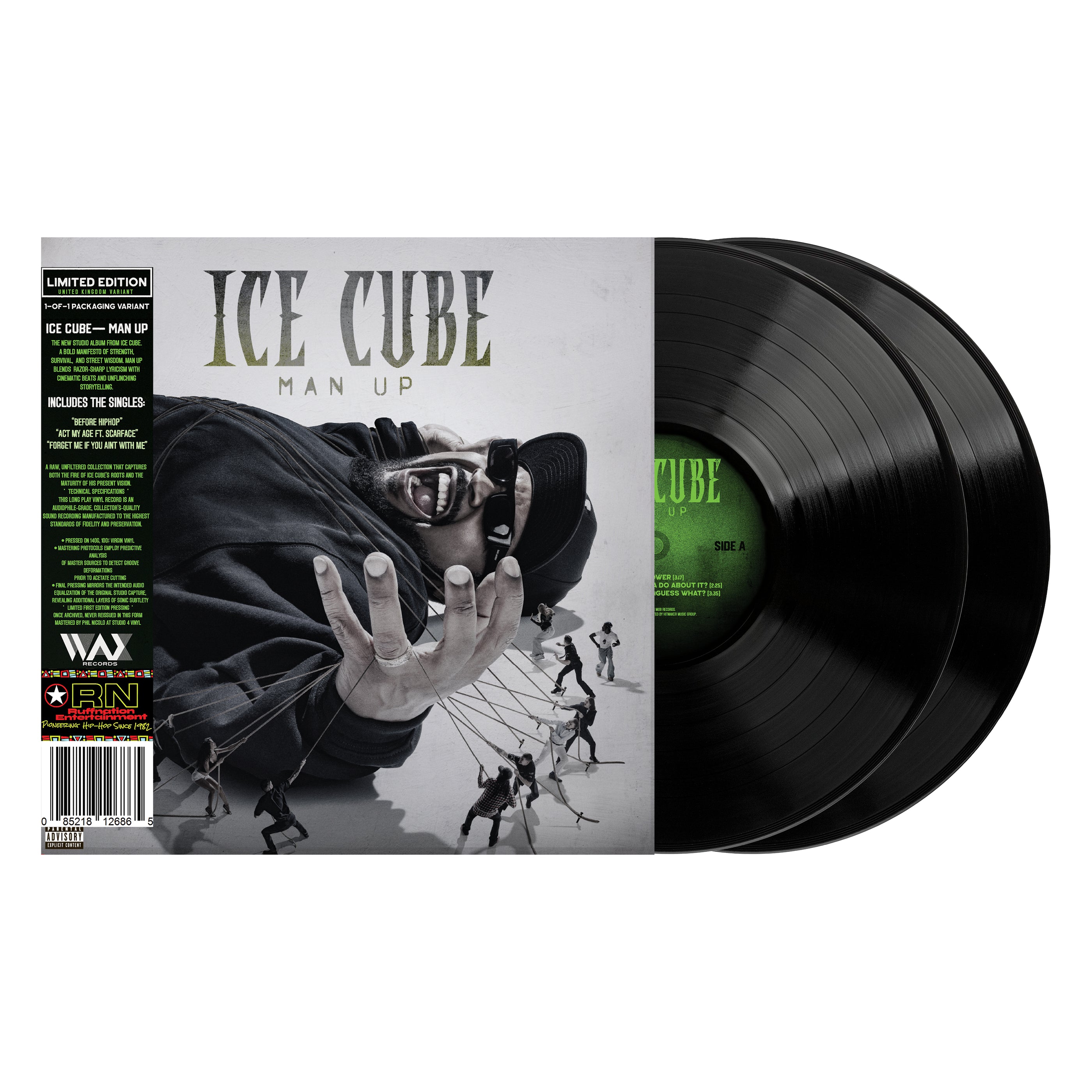 Ice Cube Man Up Vinyl LP Exclusive Version Due Out 19/12/25 — Assai Records