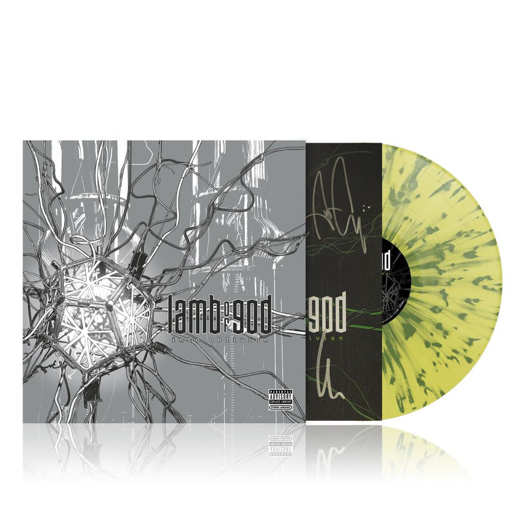 Lamb of God Into Oblivion Vinyl LP Indies Transparent Light Yellow & G ...