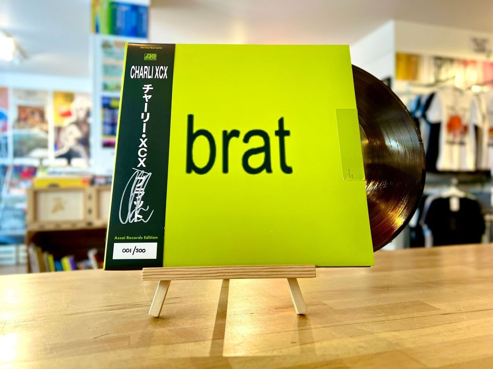 Charli XCX Brat Vinyl LP Signed Assai Obi Edition Translucent Black Co ...