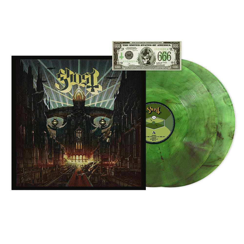 Ghost Meliora Deluxe 10th Anniversary Vinyl LP Green Smoke Colour NAD ...