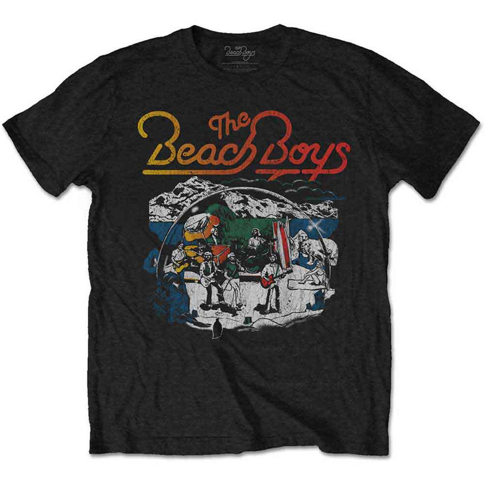 The Beach Boys Live Drawing Black Large T-Shirt — Assai Records