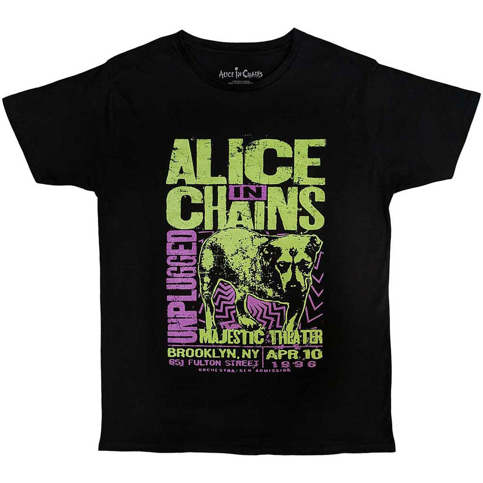 Alice In Chains Unplugged Dog Black Medium T-Shirt — Assai Records