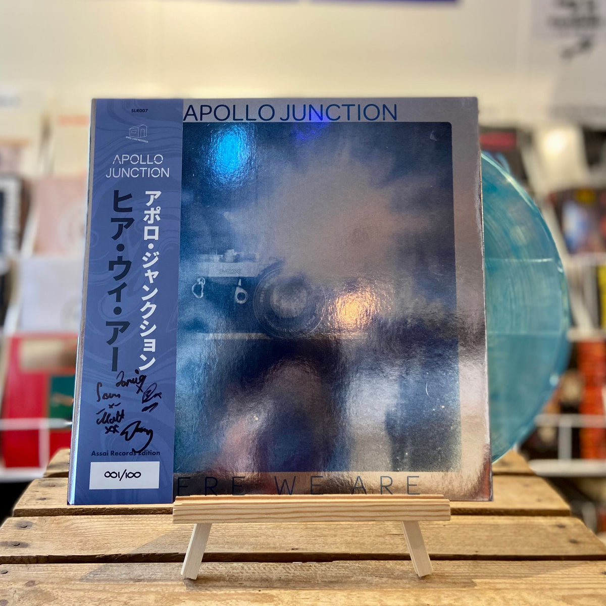 Apollo Junction Here We Are Vinyl LP Blue Marble Signed Assai Obi Edit ...