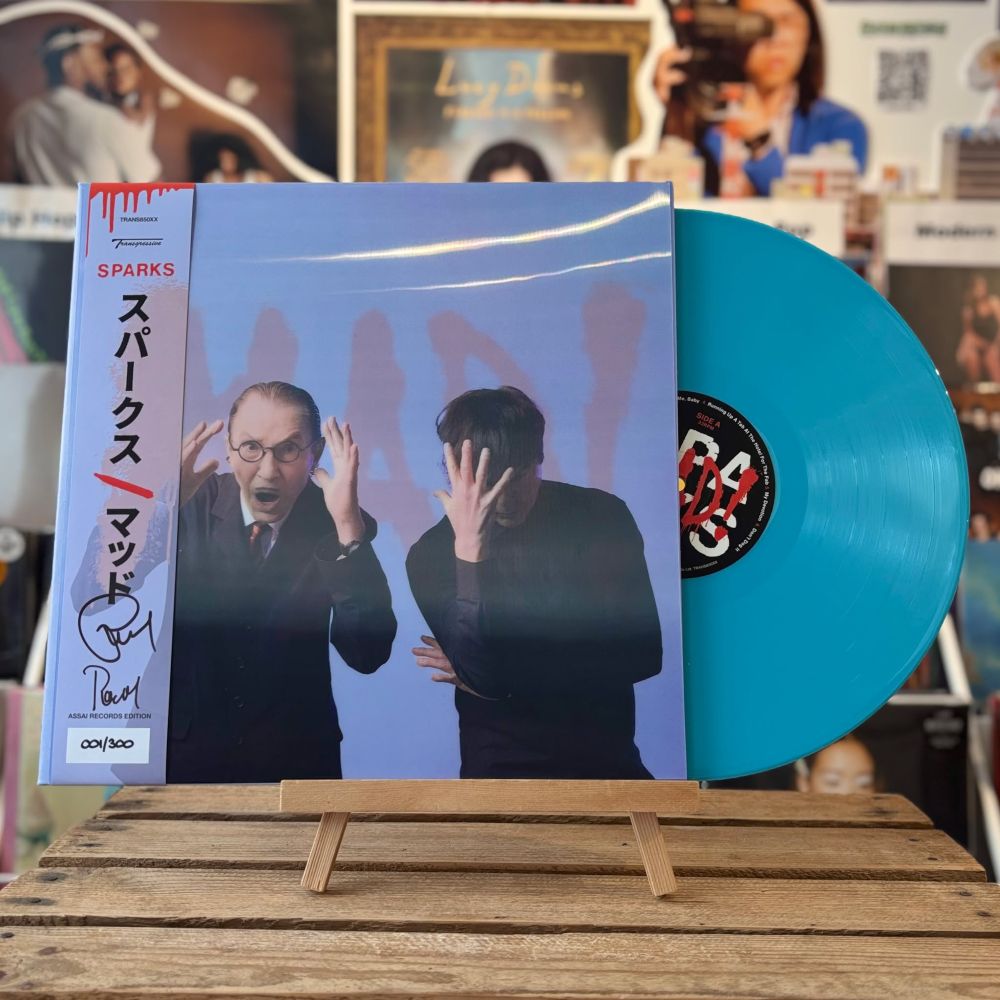 Sparks MAD! LP Signed Assai Obi Edition Light Blue Colour + Lenticular ...