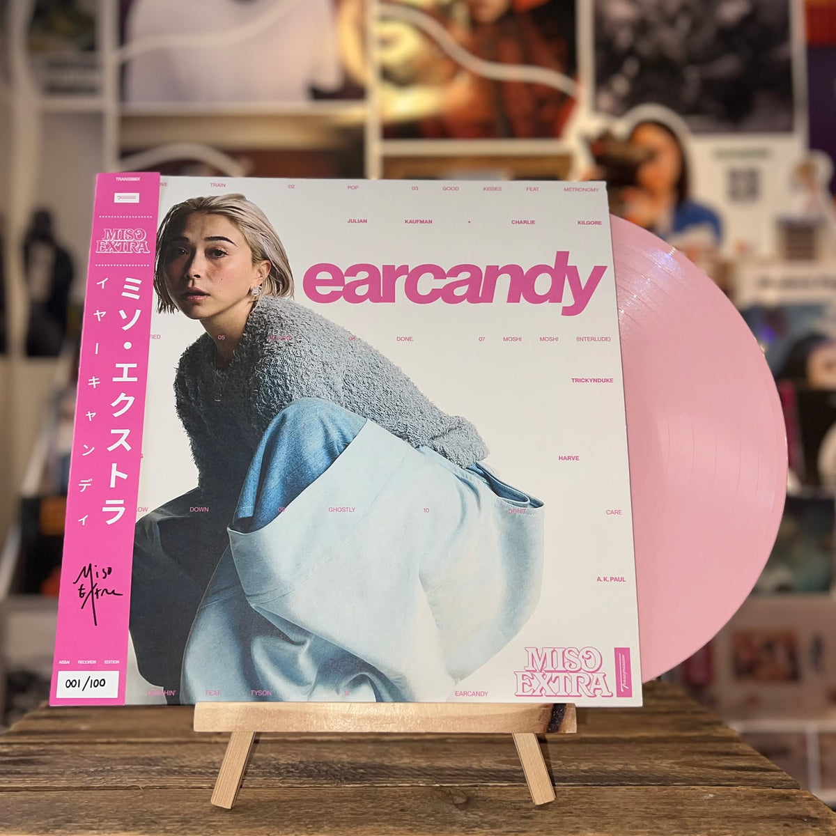 Miso Extra Earcandy LP Signed Assai Obi Edition Baby Pink Colour 2025 — Assai Records