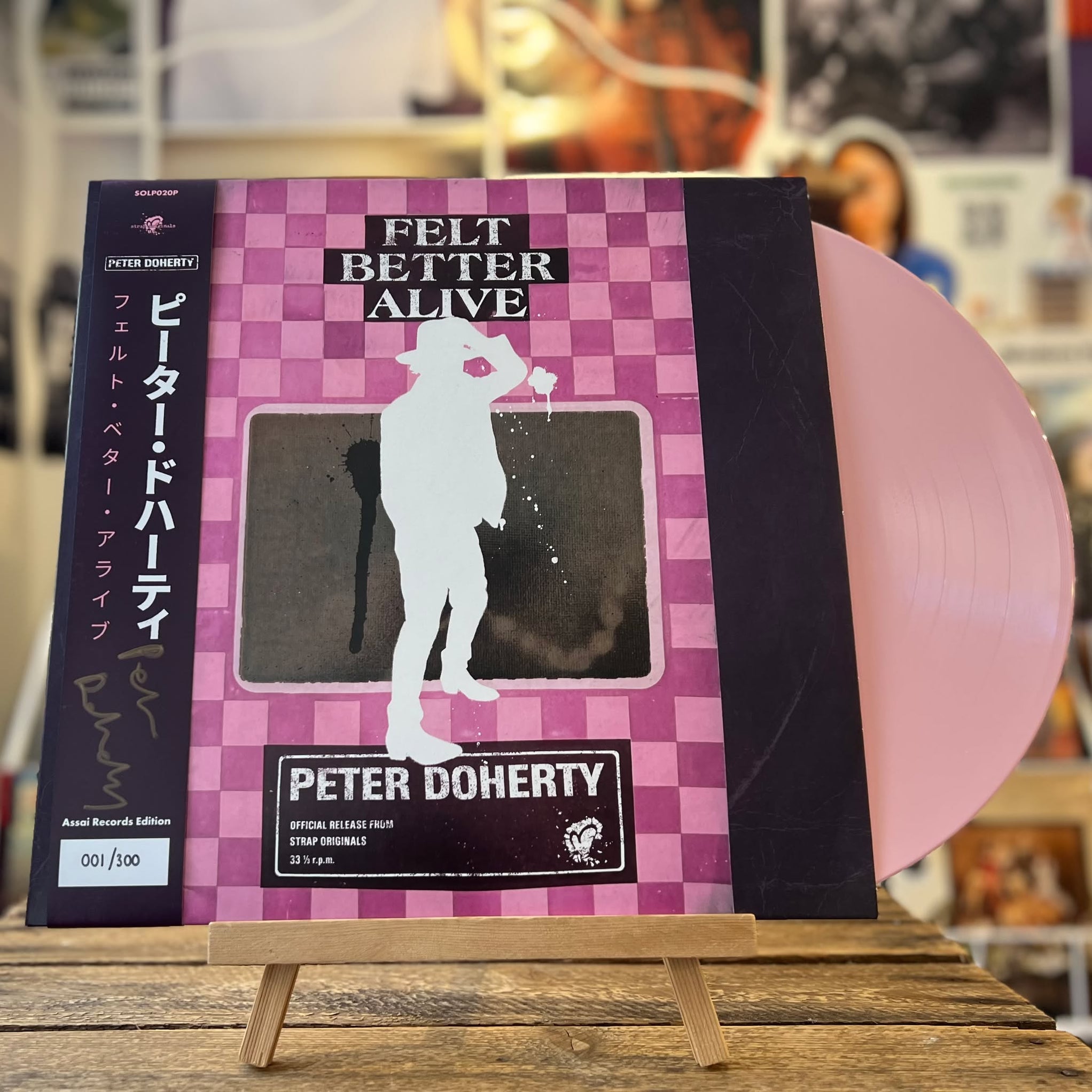 Peter Doherty Felt Better Alive LP Signed Assai Obi Edition Light Rose ...