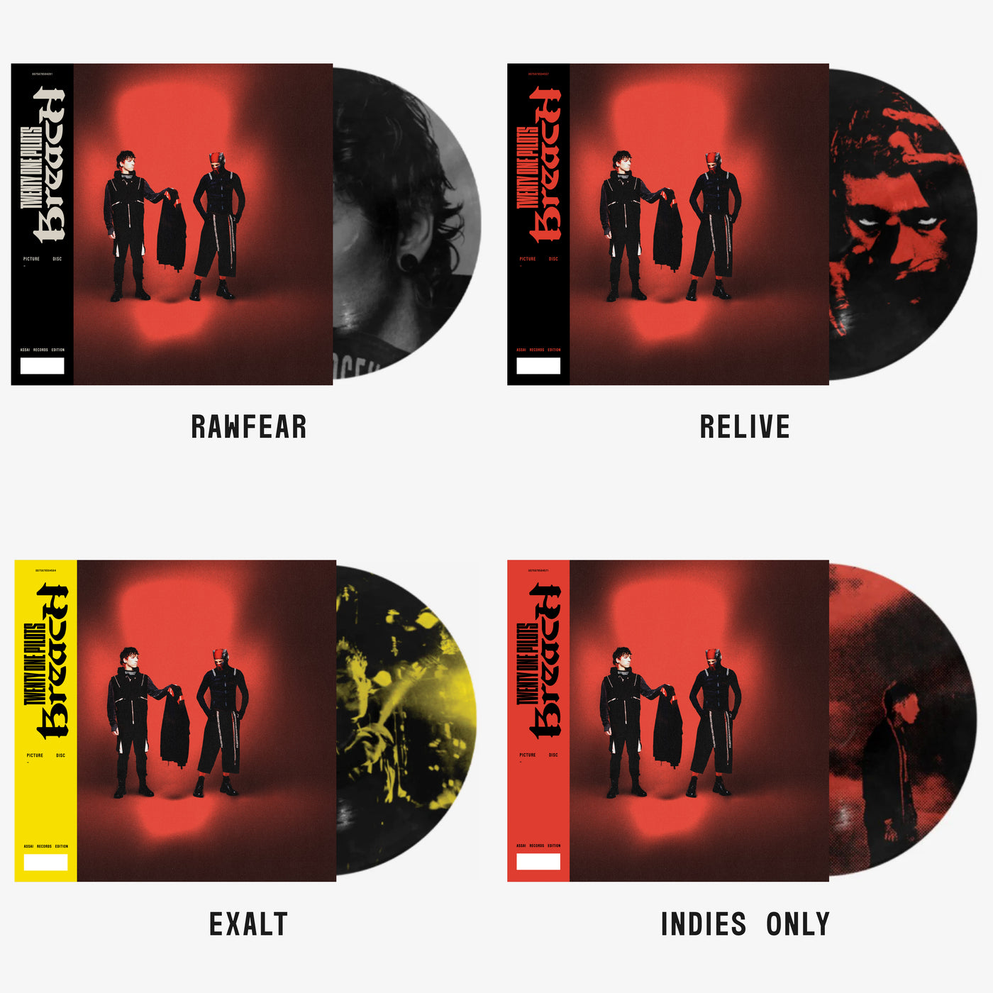 Twenty One Pilots Breach Vinyl LP Assai Obi Edition Picture Discs 2025 ...