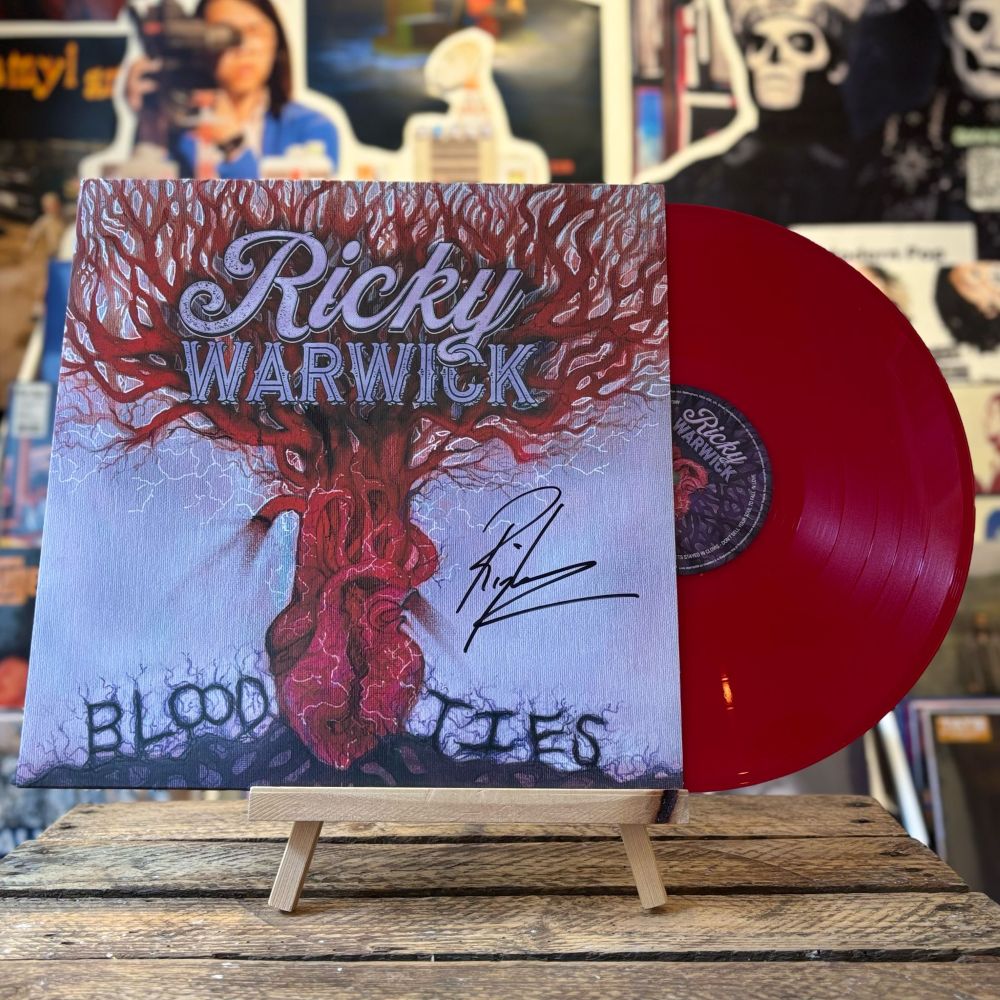 Ricky Warwick Blood Ties Vinyl LP Blood Red Colour Signed 2025 — Assai ...