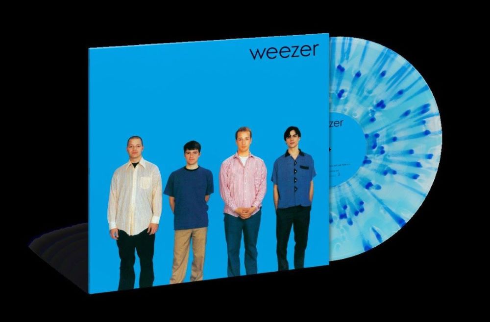 Weezer Blue Album Vinyl LP Indies Ghostly Blue & Clear Colour 2024 ...