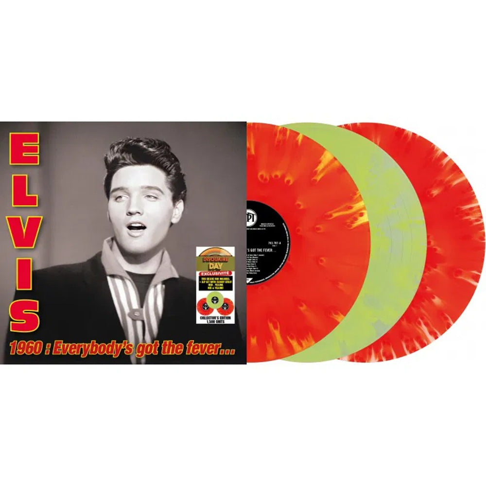 Elvis Presley Elvis 1960 : Everybody's Got the Fever Vinyl LP Red & Ye ...