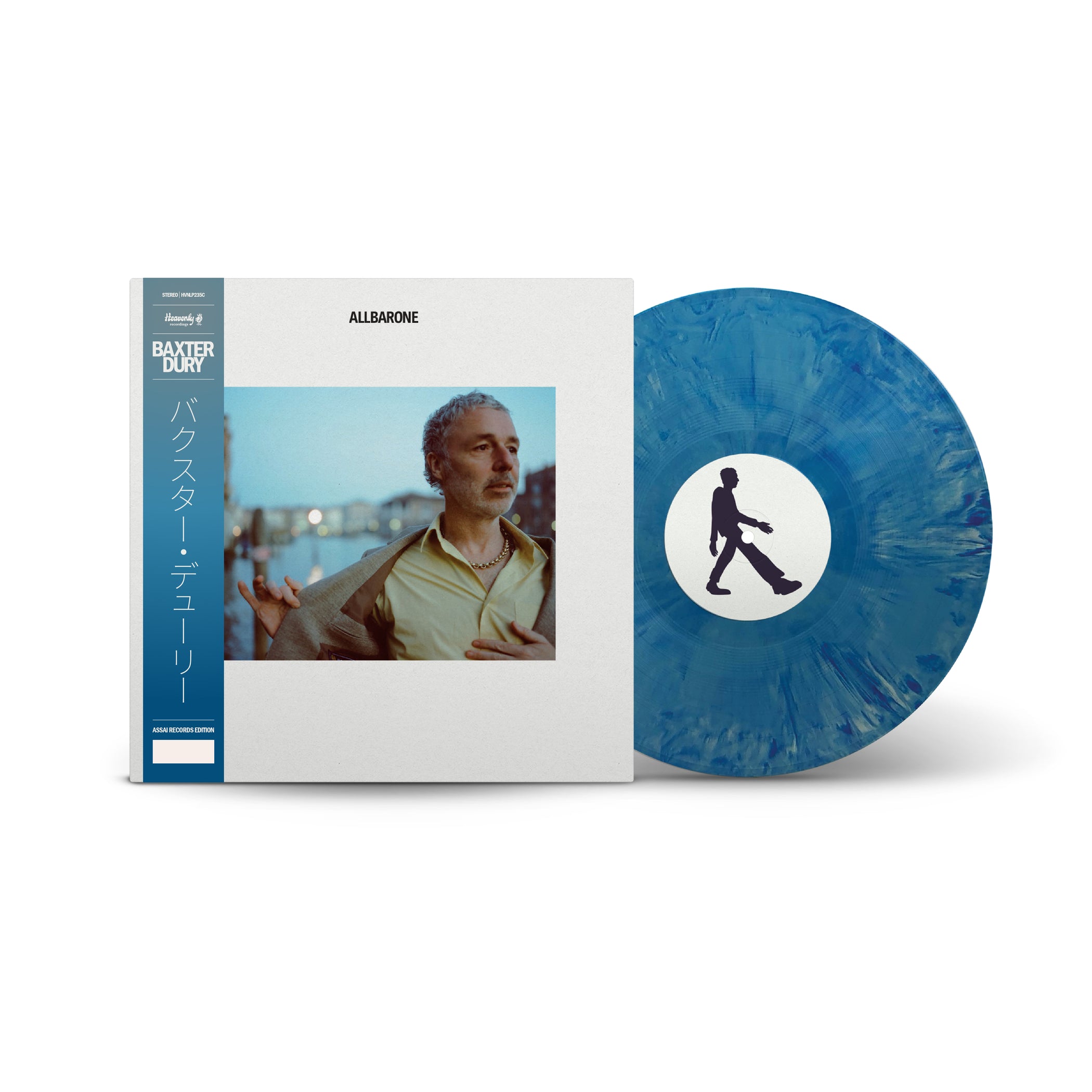 Baxter Dury Allbarone Vinyl LP Signed Assai Obi Edition Venetian Marbl ...