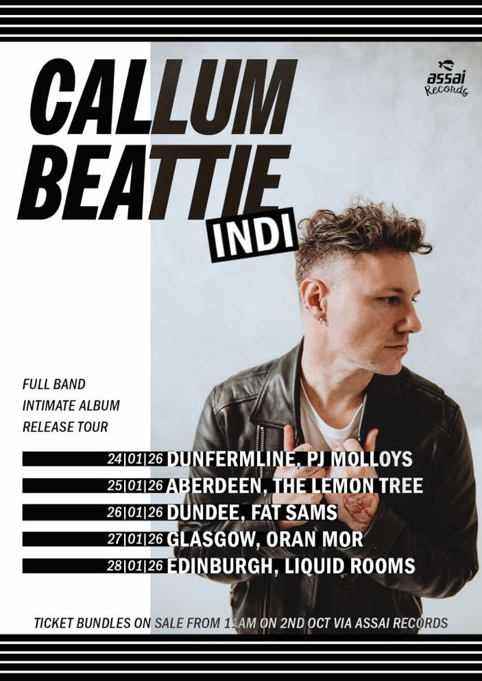 Callum Beattie INDI The Lemon Tree Aberdeen Ticket Bundle Sunday 25th ...