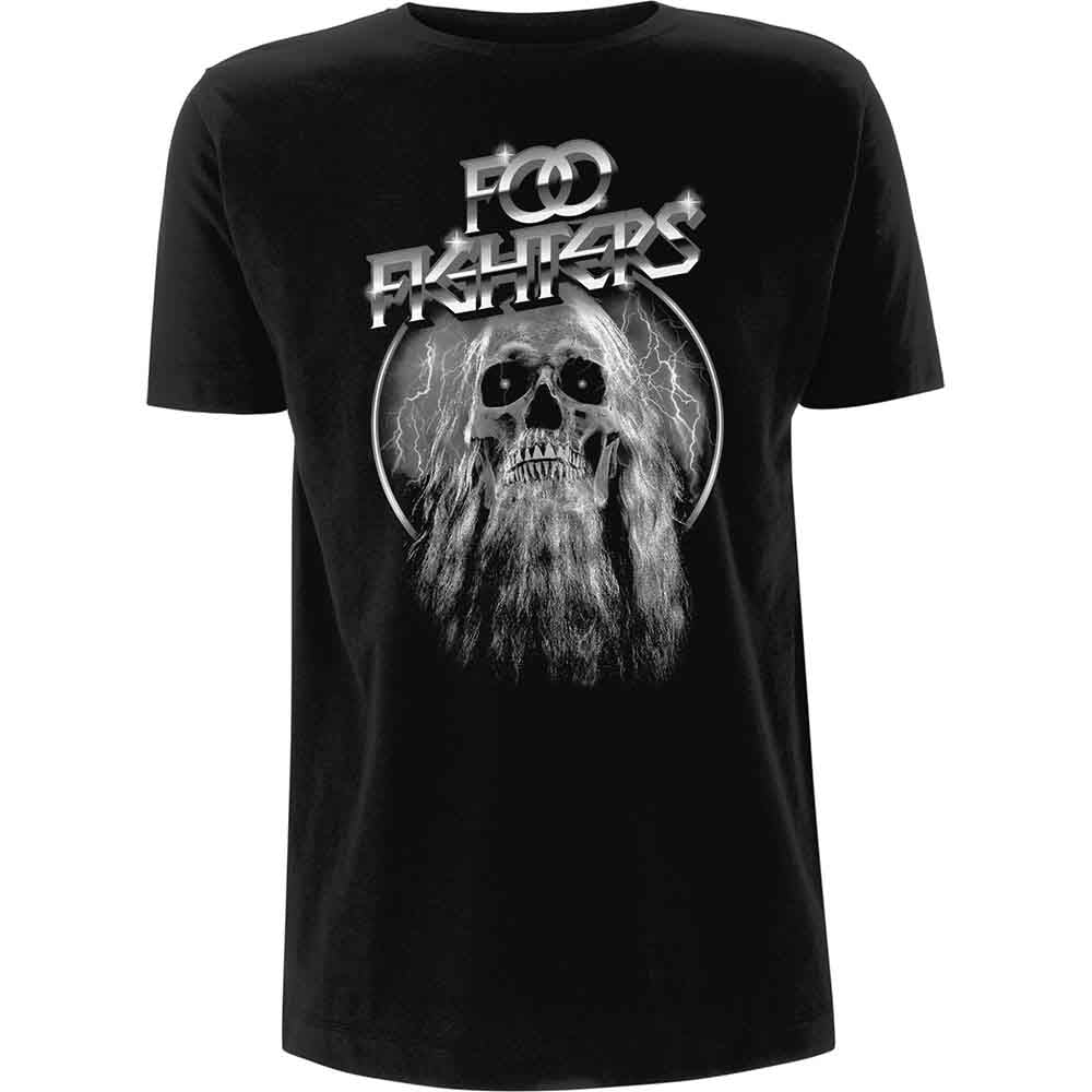 Foo Fighters Bearded Skull Black Large T-Shirt — Assai Records