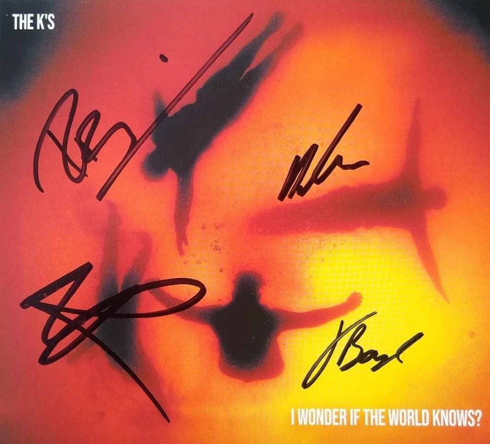 The K's I Wonder If The World Knows? CD *SIGNED* 2024 — Assai Records