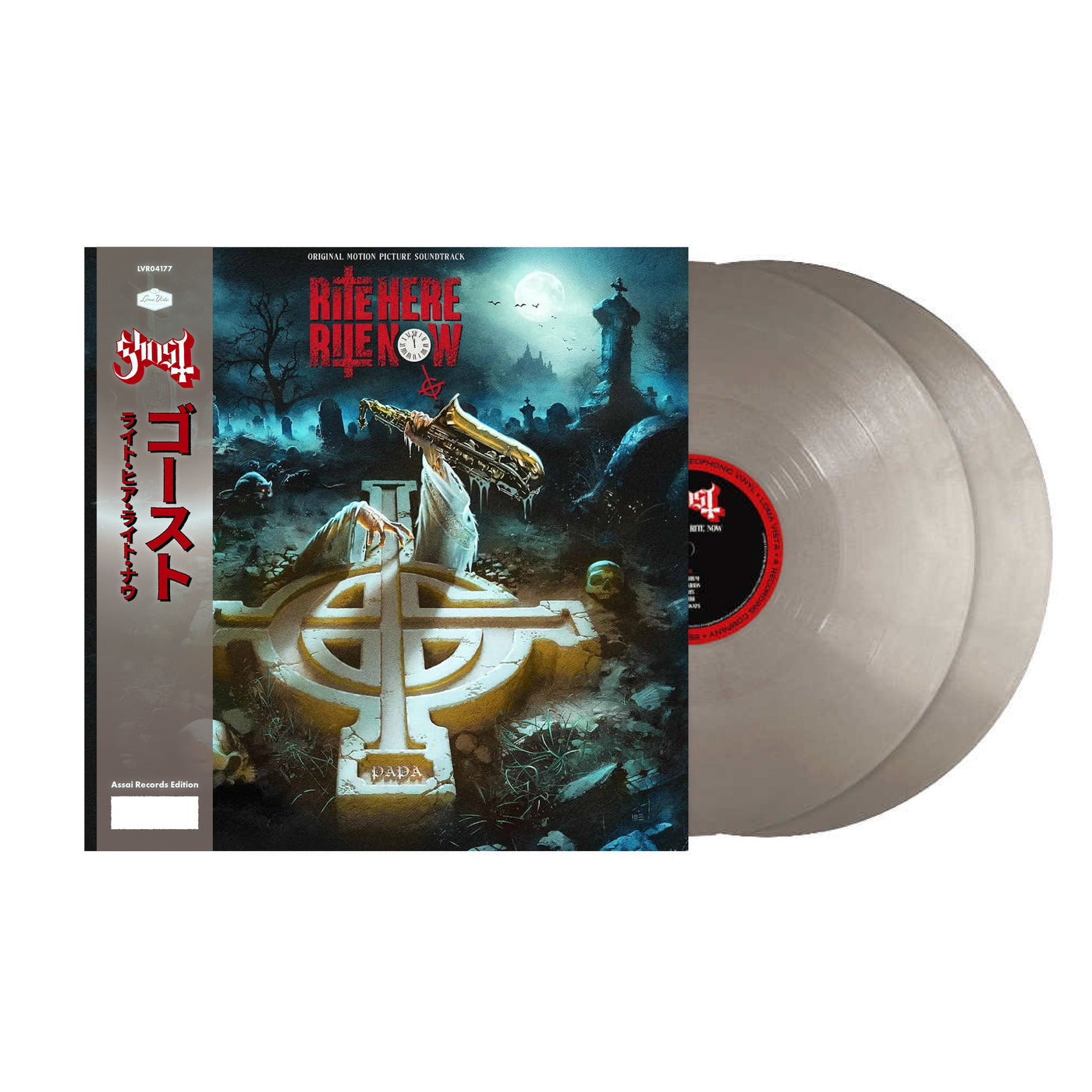 Ghost RITE HERE RITE NOW Vinyl LP Assai Obi Edition Opaque Silver Colo ...