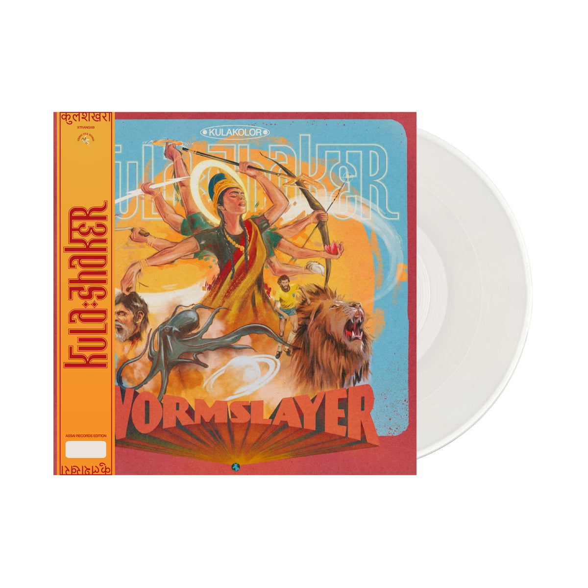 Kula Shaker Wormslayer Vinyl LP Signed Assai Obi Edition Crystal Clear ...