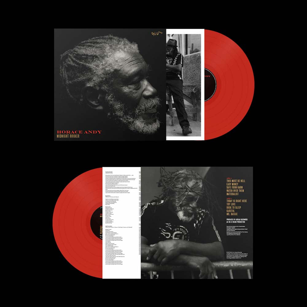 Horace Andy Midnight Rocker Vinyl LP Indies Transparent Red Colour 202 ...