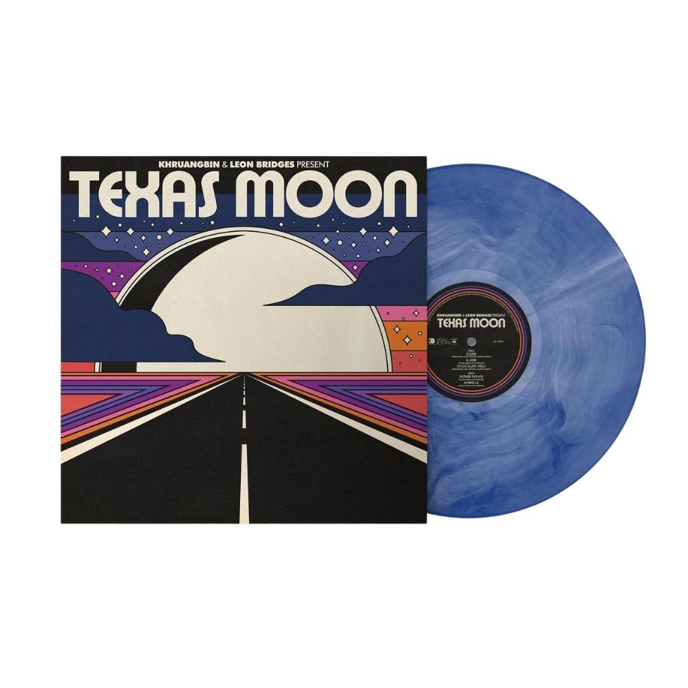 Khruangbin And Leon Bridges Texas Moon Vinyl EP Blue Daze Colour 2022 ...